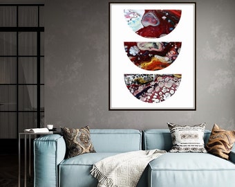 Colorful wall decor | Etsy