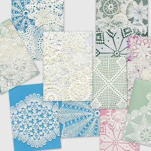 Lace Digital, Printable Kit, Printable Lace Paper, Boho Paper Kit, Junk ...