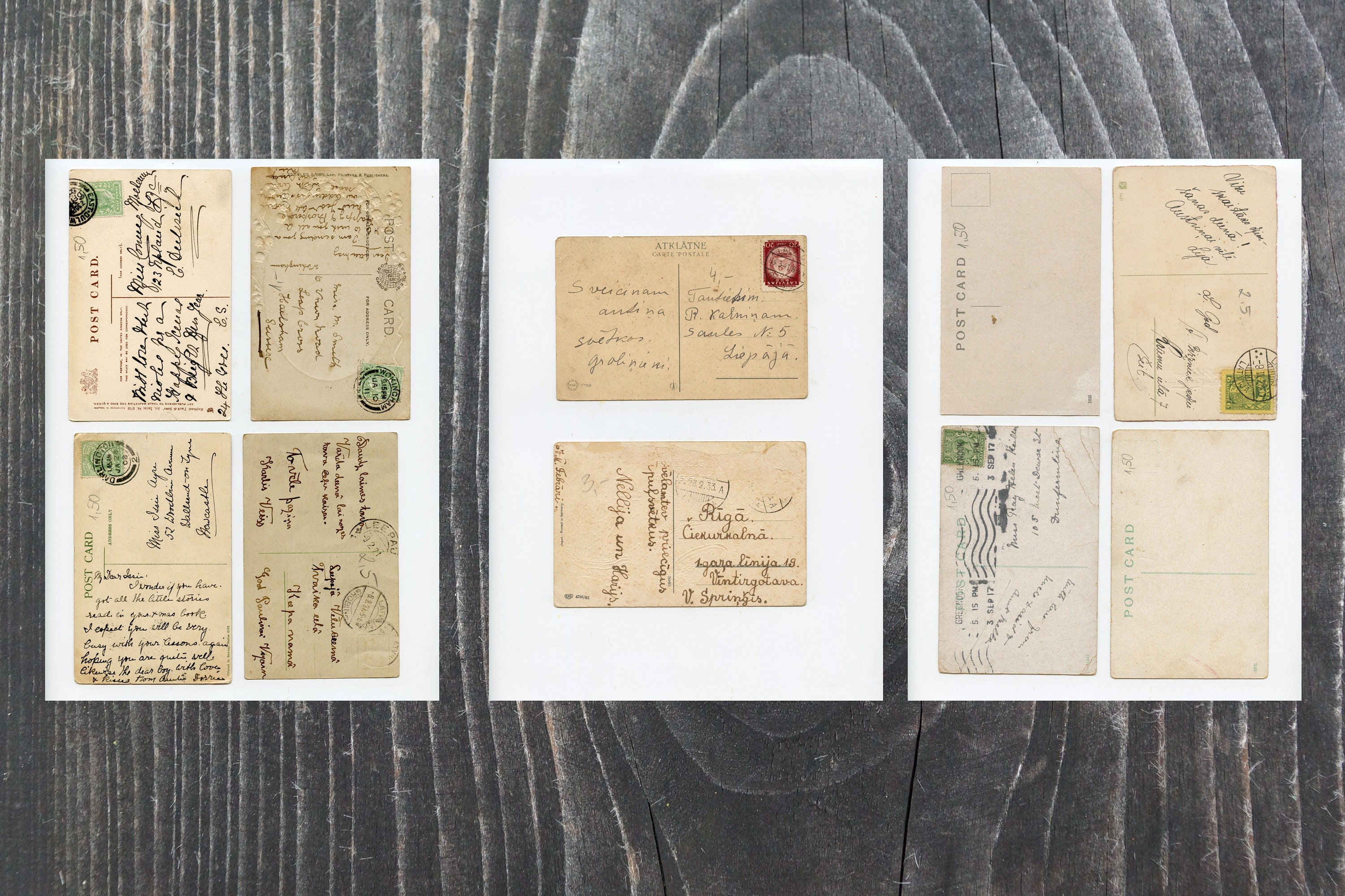 10 Printable Kids Vintage Postcards Digital Journaling Cards - Etsy