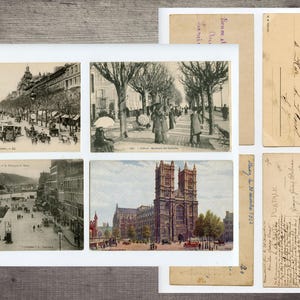 Vintage French Postcards Digital Download Antique Papers Pintables for ...