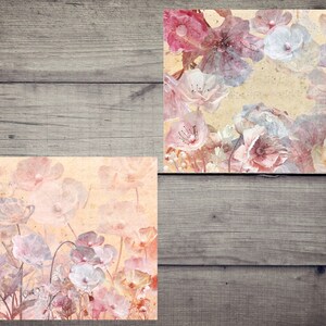 Floral Digital Paper Printable Junk Journal, Digital Printable Junk ...