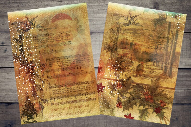 Christmas Journal Pages Printable Christmas Pages Digital | Etsy