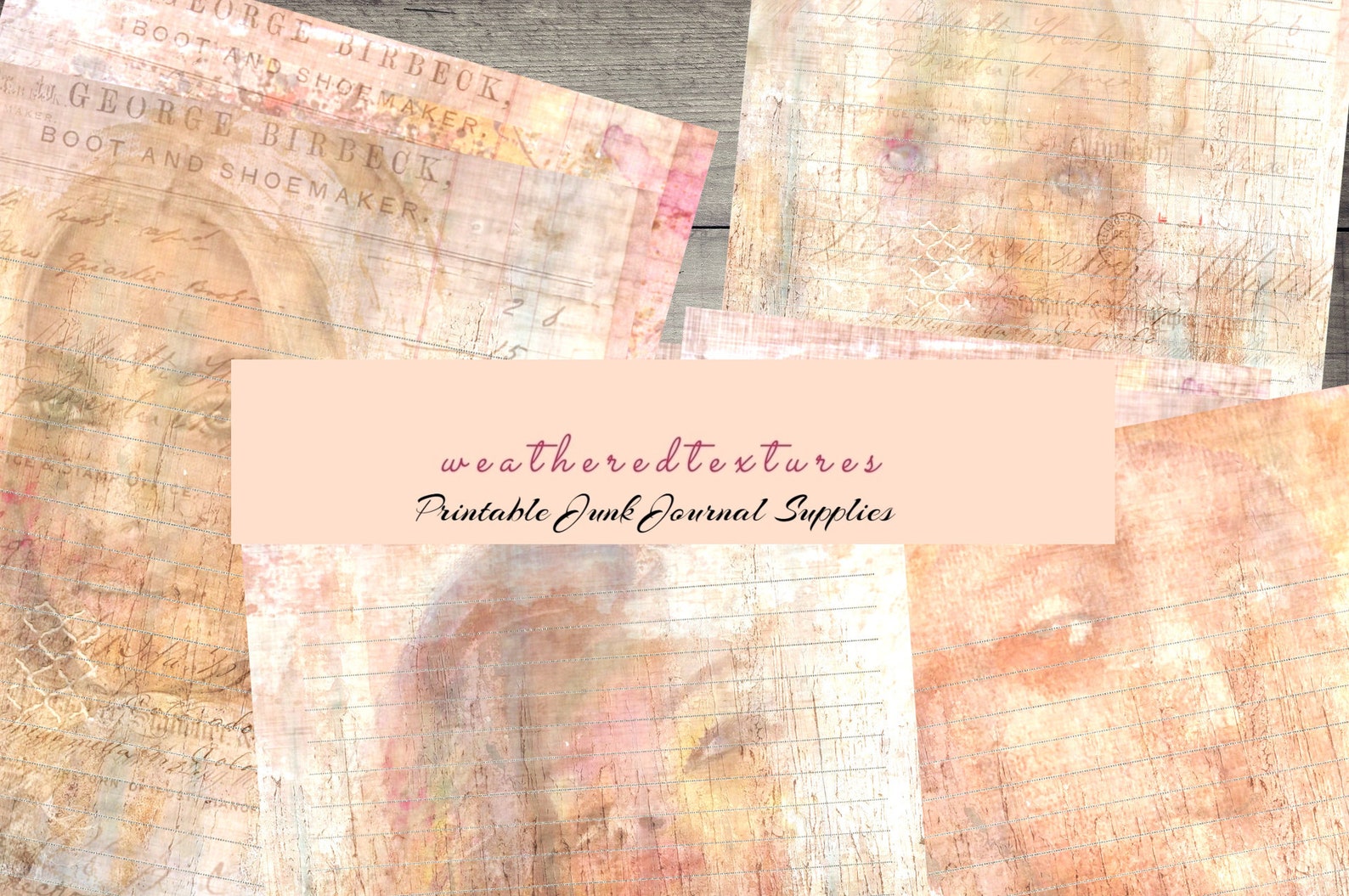 Printable Stationery, Printable Junk Journal Kit, Digital Download ...