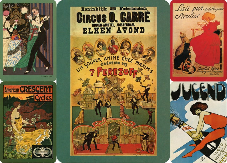 Printable Vintage French Posters Instant Digital Download - Etsy