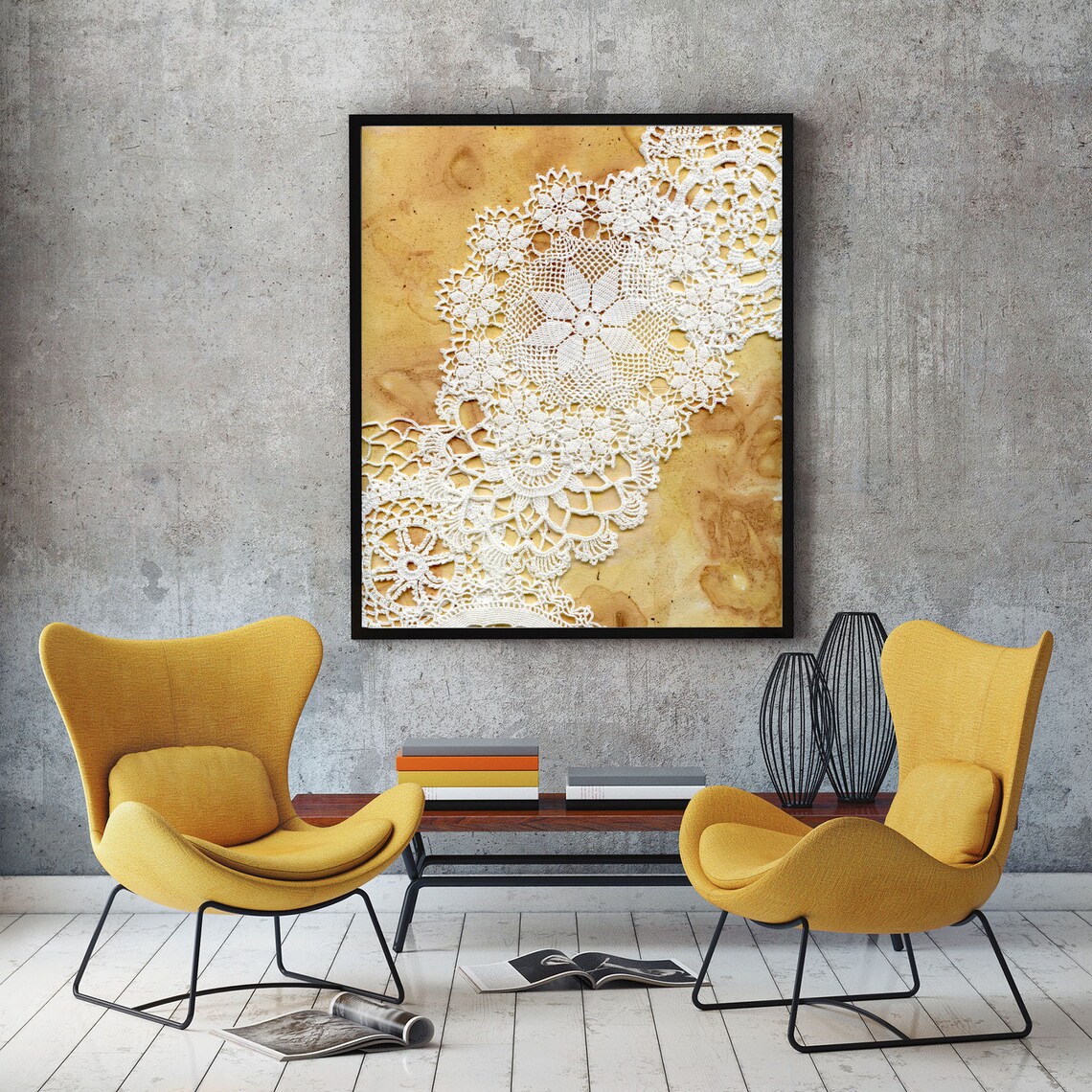 Doily Digital Image Doilies Wall Art Vintage Doily Art - Etsy