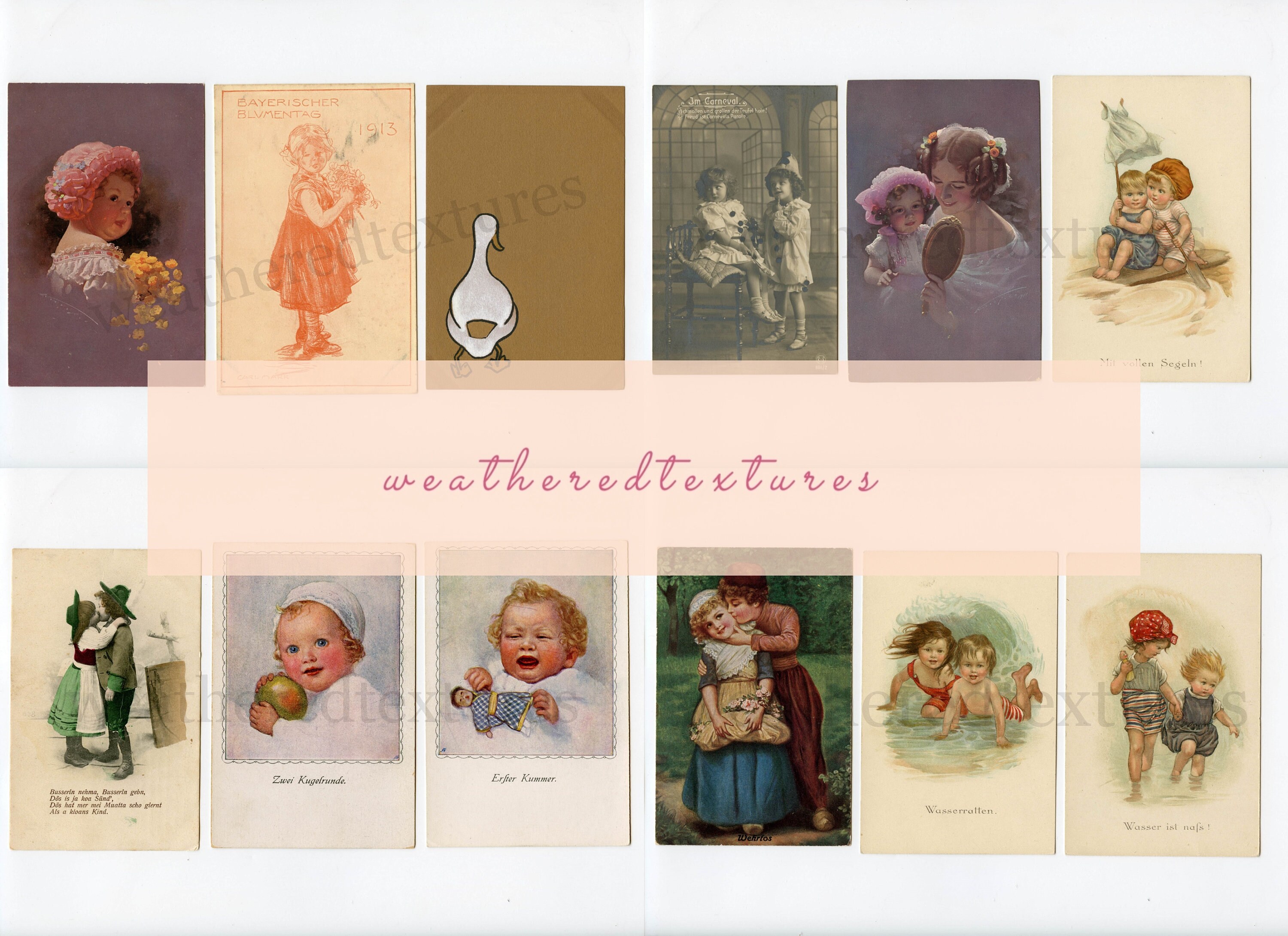 POSTCARDS Printable Journaling Junk Journal Printable - Etsy