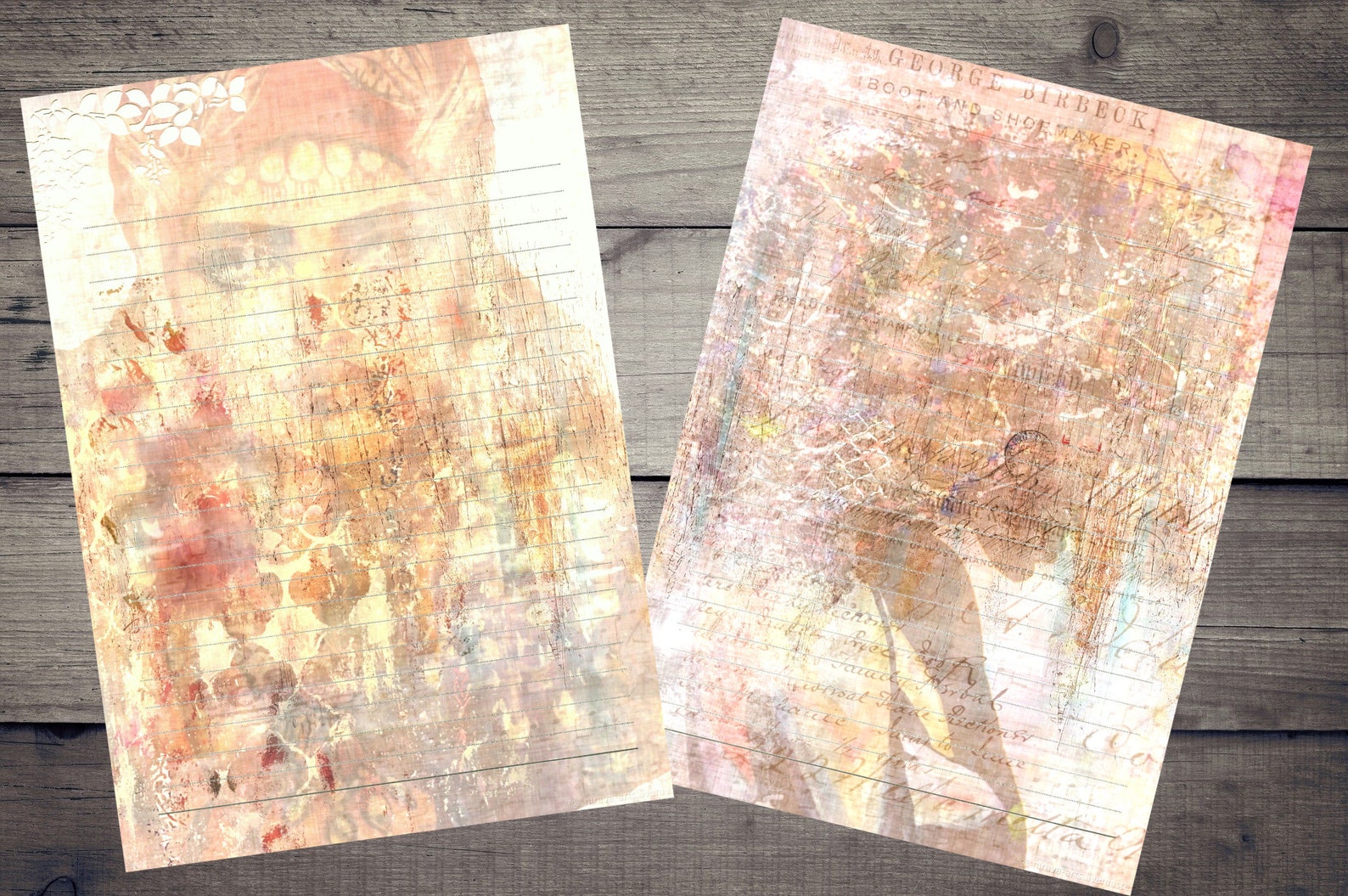 Printable Stationery, Printable Junk Journal Kit, Digital Download ...