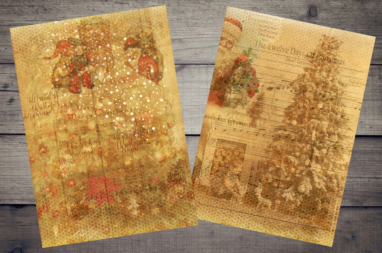 Christmas Journal Pages Printable Christmas Pages Digital - Etsy