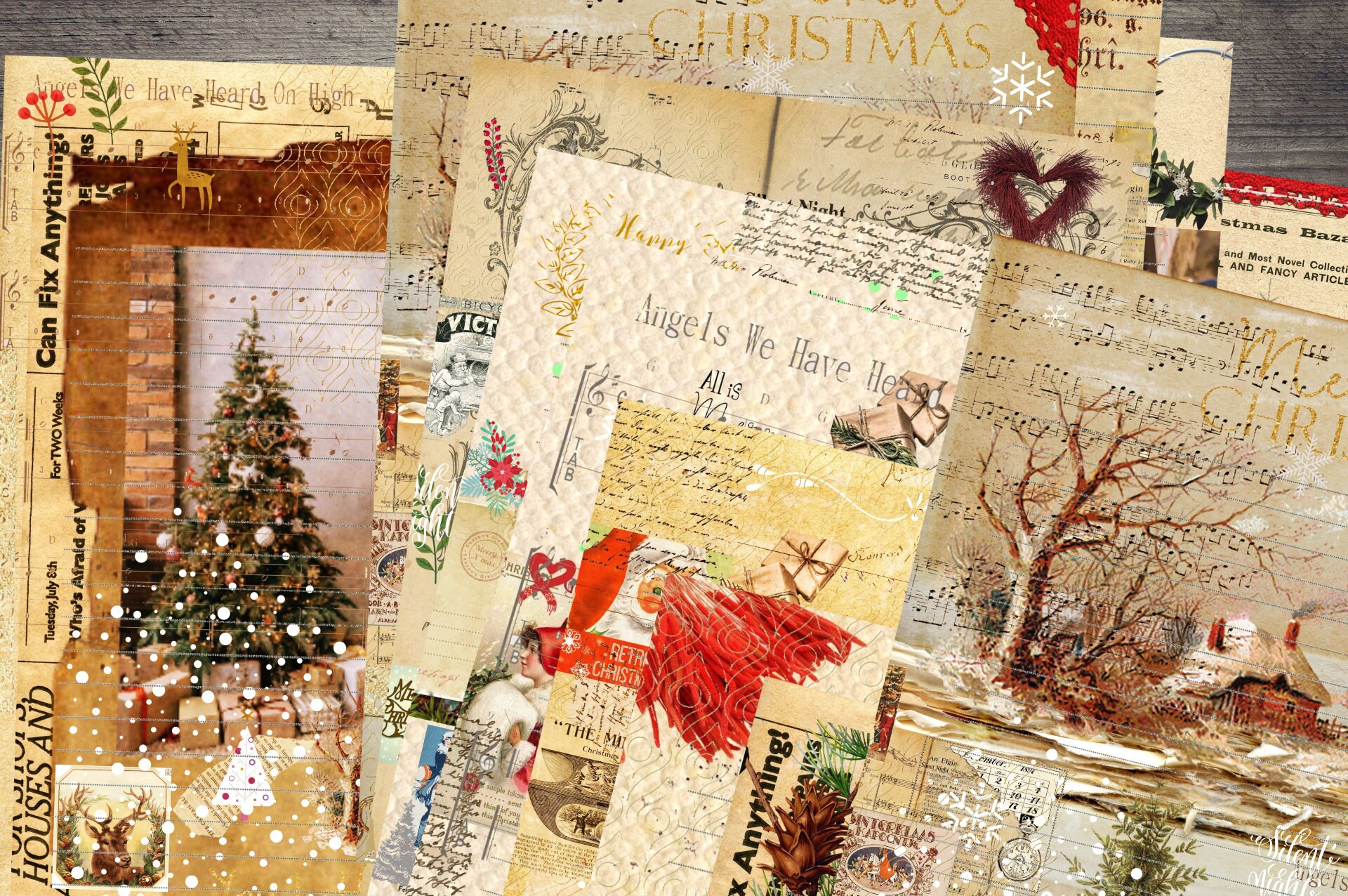Christmas Journal Pages Printable Christmas Pages Digital - Etsy