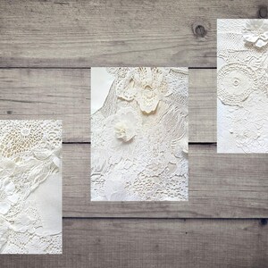 Vintage Lace Digital Paper: Shabby Chic Scrapbook Backgrounds (8.5x11in ...