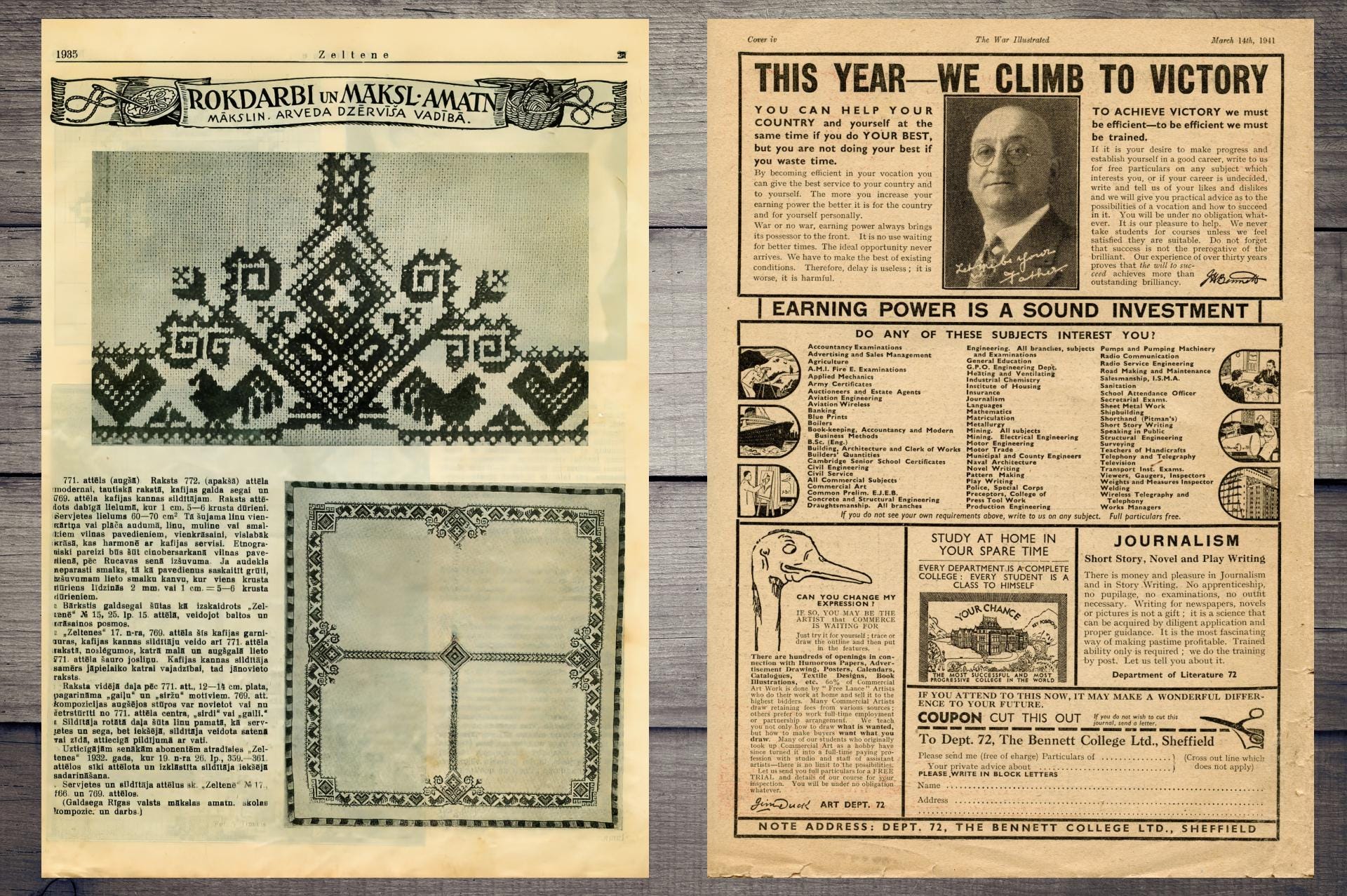 Vintage Newspaper Ephemera: Printable Collage Sheets (digital Download ...