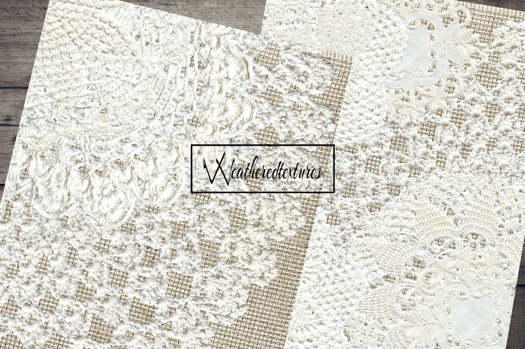 Lace Paper, Lace Digital Paper, Lace Digital, Printable Kit, Doilies ...