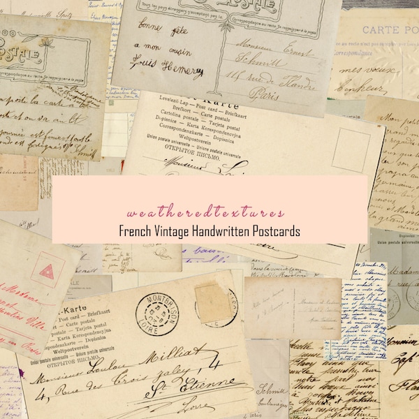 French Postcards - Etsy
