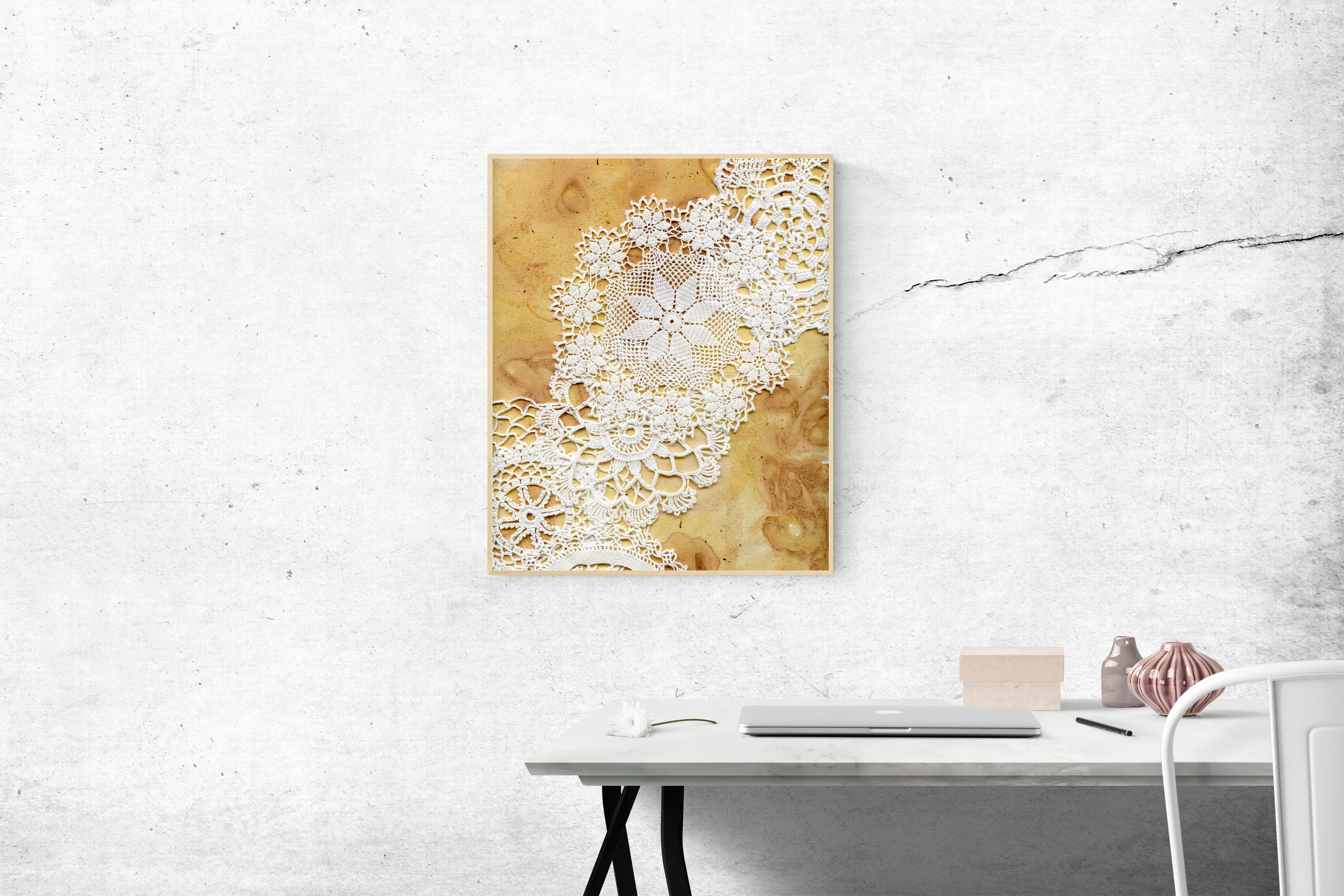 Doily Digital Image Doilies Wall Art Vintage Doily Art - Etsy