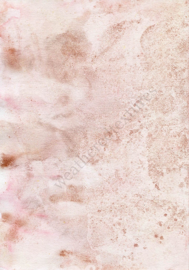 Watercolor Paper Set Peach Color Paper Mixed Media Art | Etsy