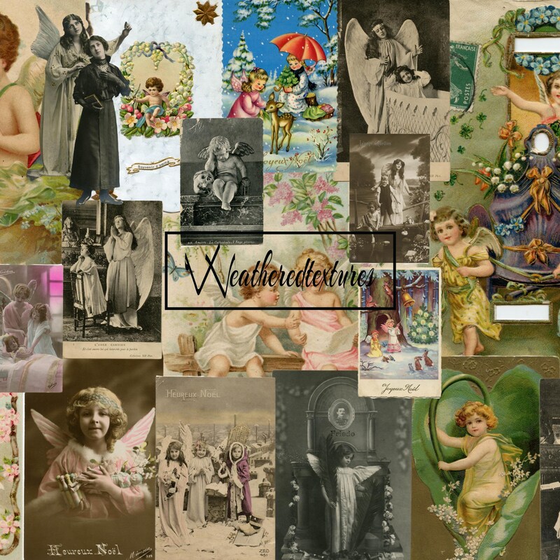 Angel Postcards - Etsy