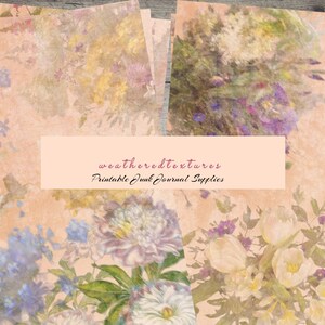 Printable Junk Journal Kit, Digital Download, 14 Sheets Paper Pack ...