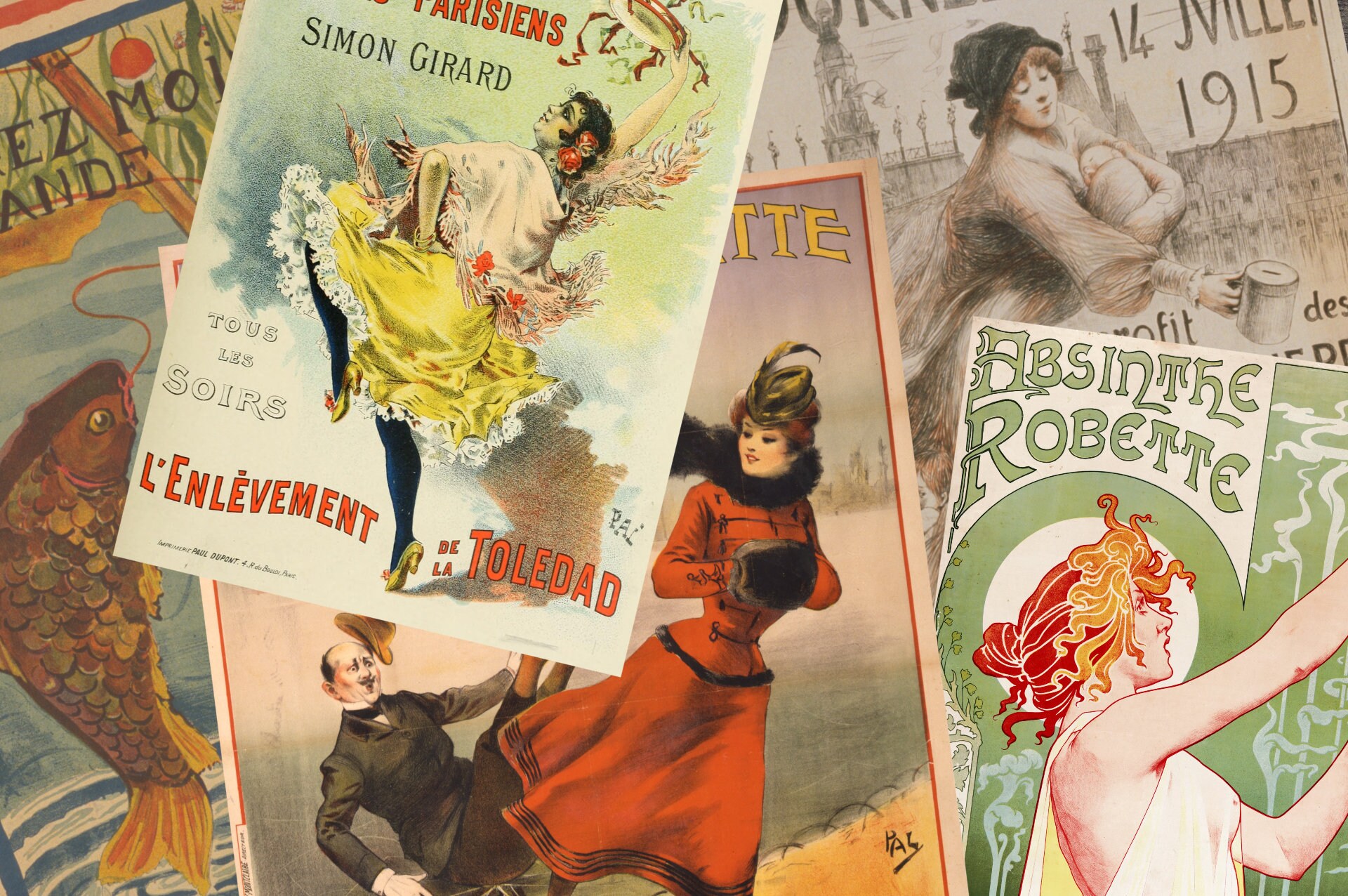 Printable Vintage French Posters Instant Digital Download - Etsy