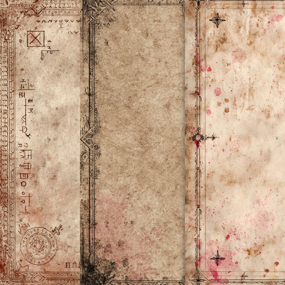 Vintage Parchment Paper: Antique Letter Stationery (digital Printable ...