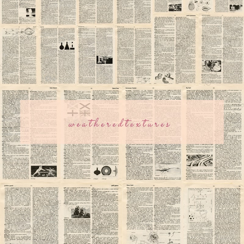 Dictionary Page - Etsy