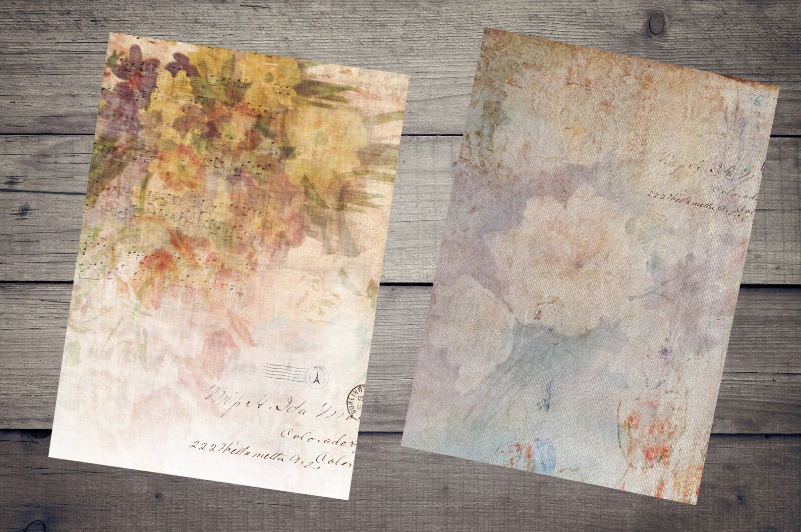 Printable Junk Journal Kit Digital Download 10 Sheets Paper - Etsy