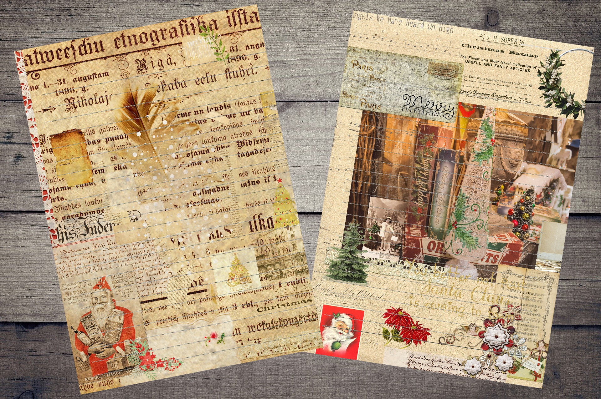 Christmas Journal Pages Printable Christmas Pages Digital - Etsy