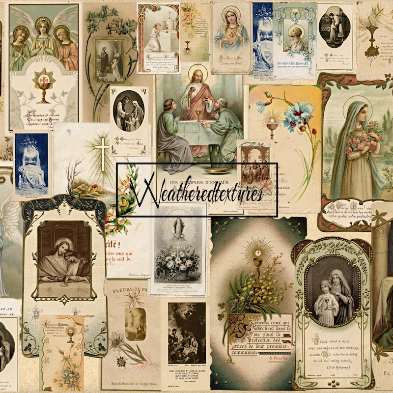 French Communion Cards - Etsy