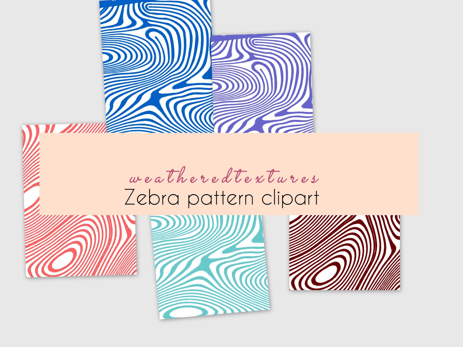 Zebra Clipart Zebra Pattern Clipart Zebra PNG Zebra Stripes - Etsy