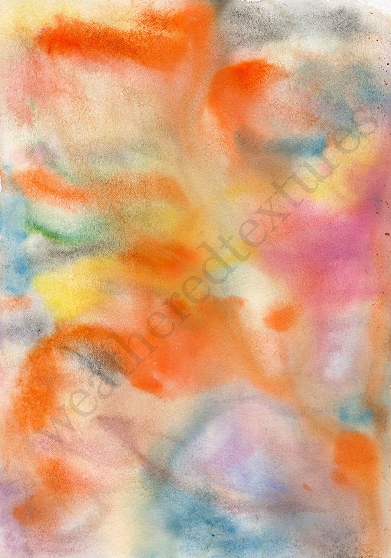 Digital Paper Textures Watercolor Paint Printable Collage | Etsy