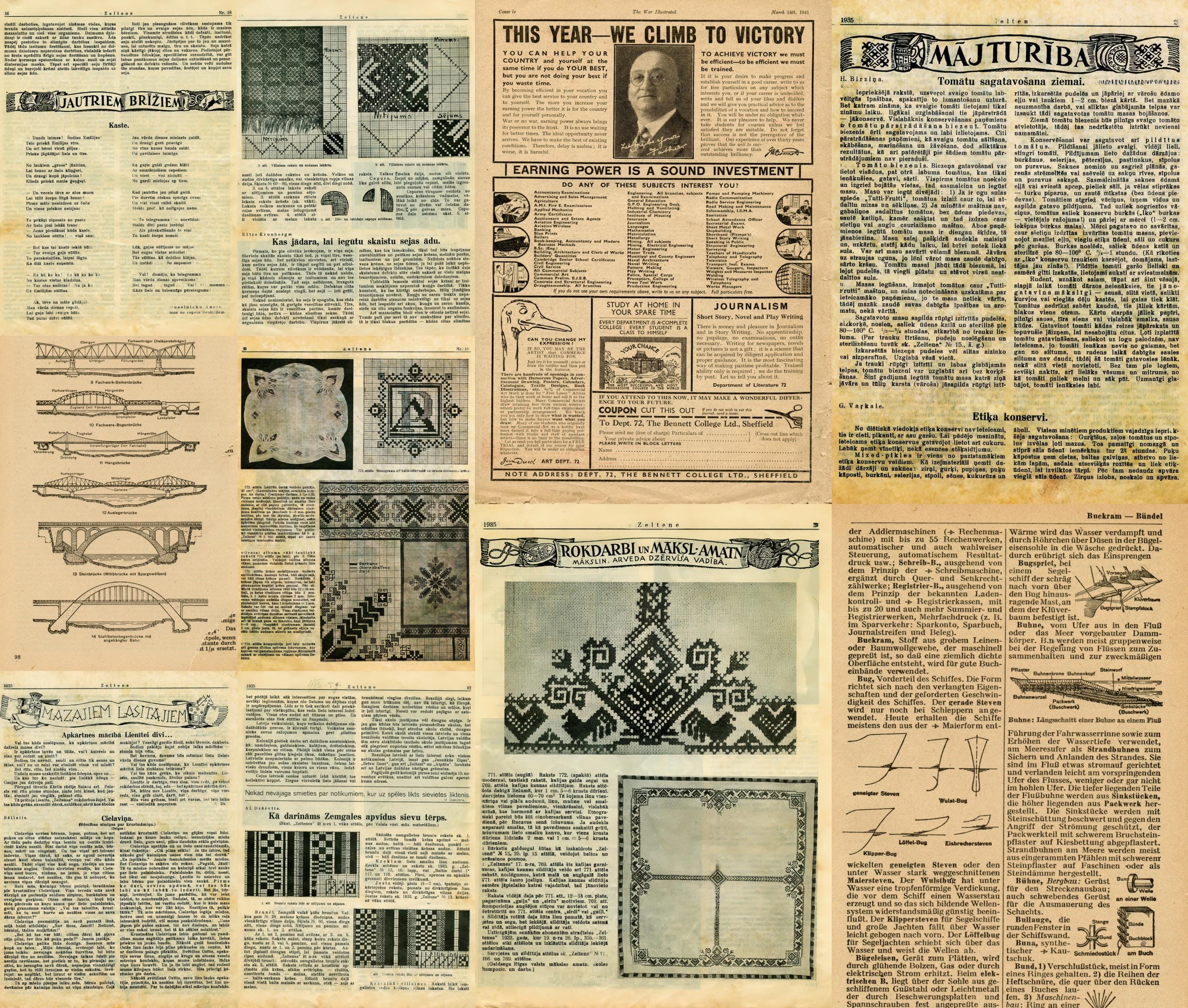 Vintage Newspaper Ephemera: Printable Collage Sheets (digital Download ...