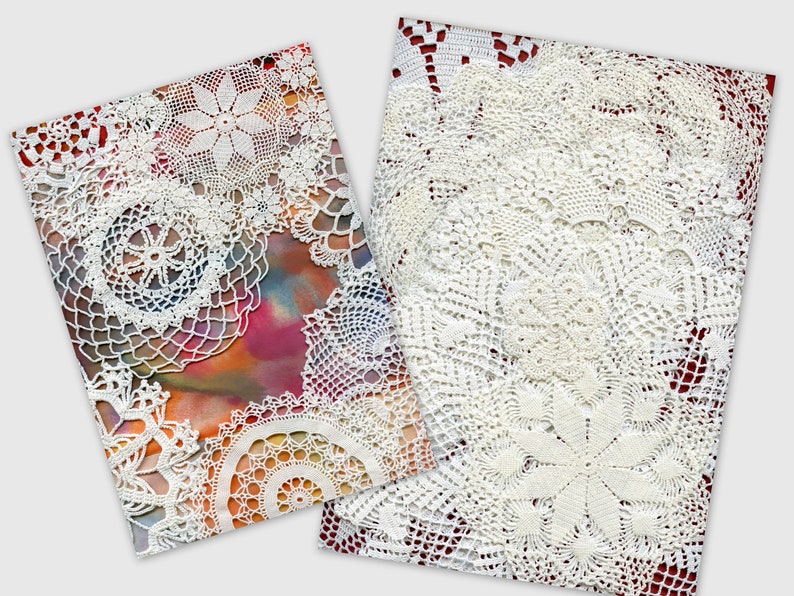 Lace Digital Printable Kit Printable Lace Paper Boho Paper - Etsy