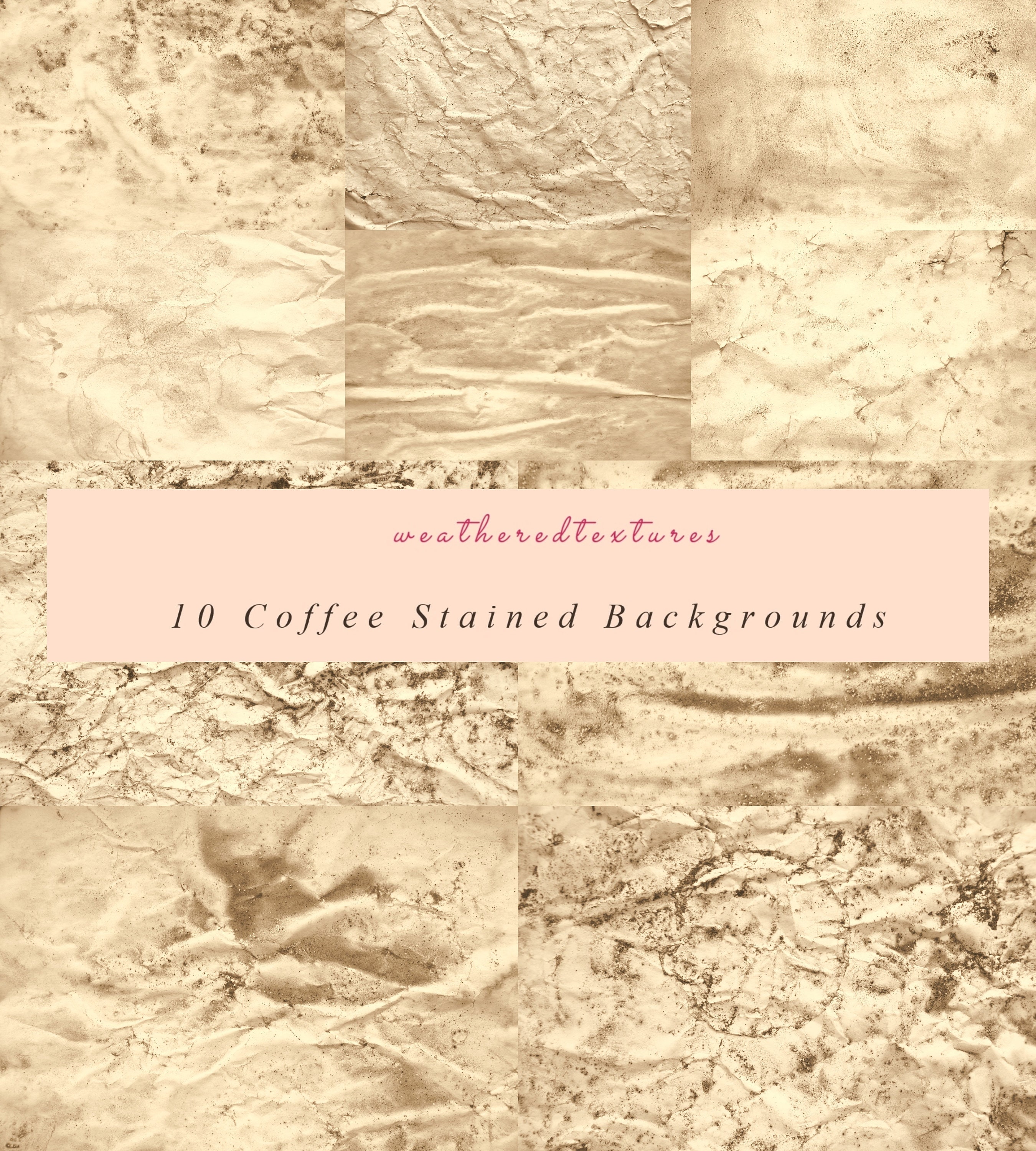 Coffee Stained Background