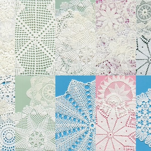 Lace Digital, Printable Kit, Printable Lace Paper, Boho Paper Kit, Junk ...