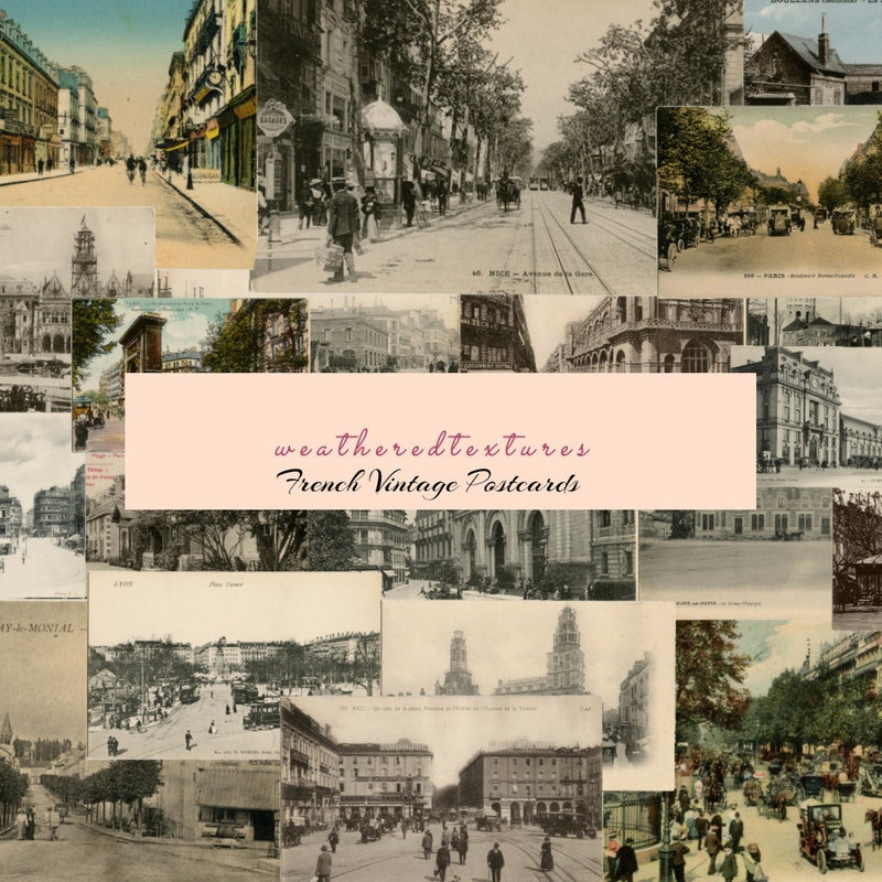 Street Scene Postcard - Etsy UK