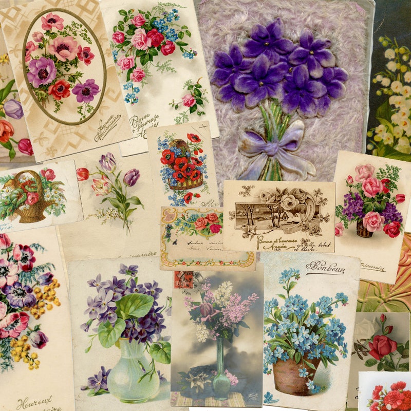 French Postcards - Etsy