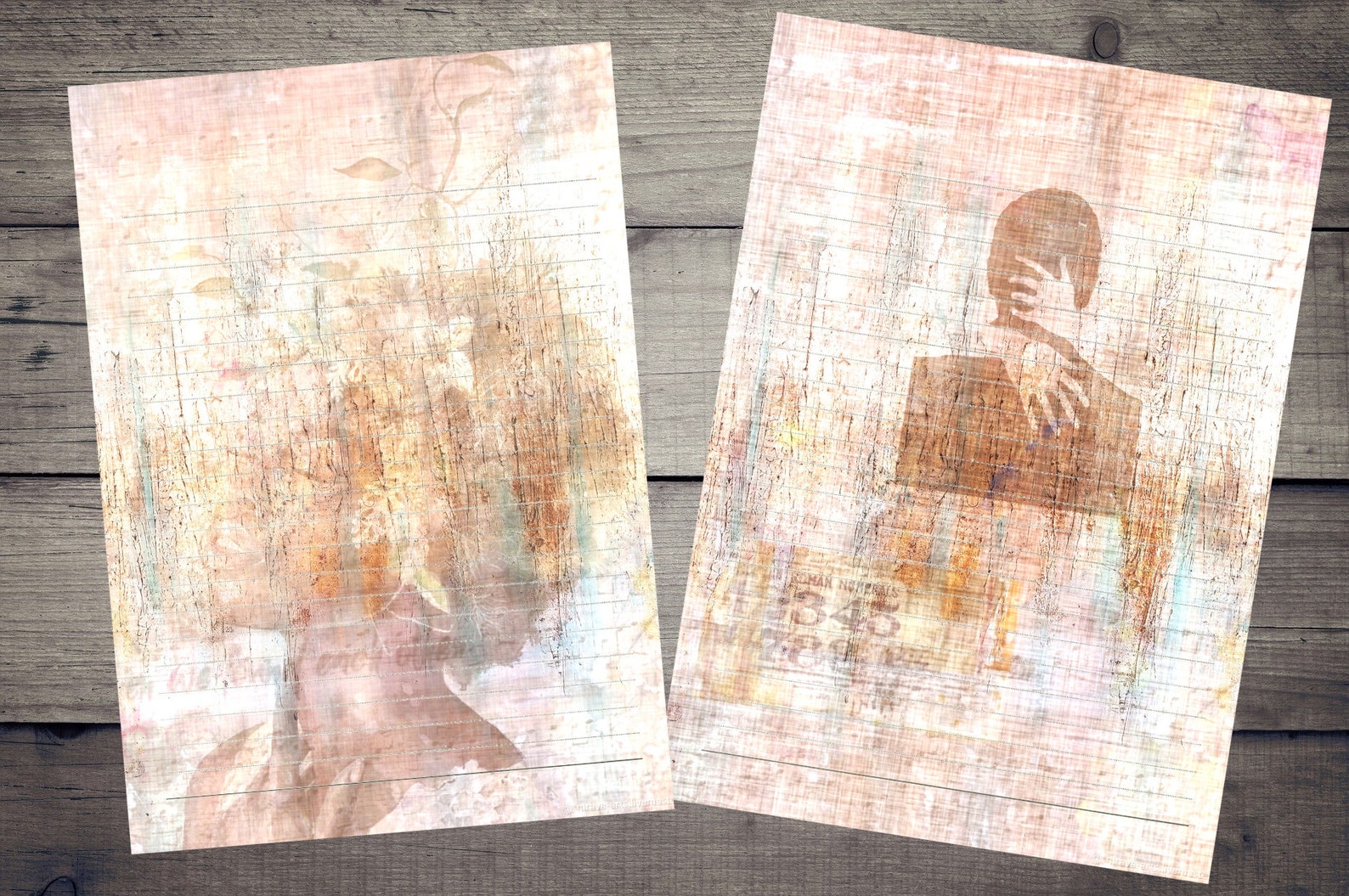 Printable Stationery, Printable Junk Journal Kit, Digital Download ...