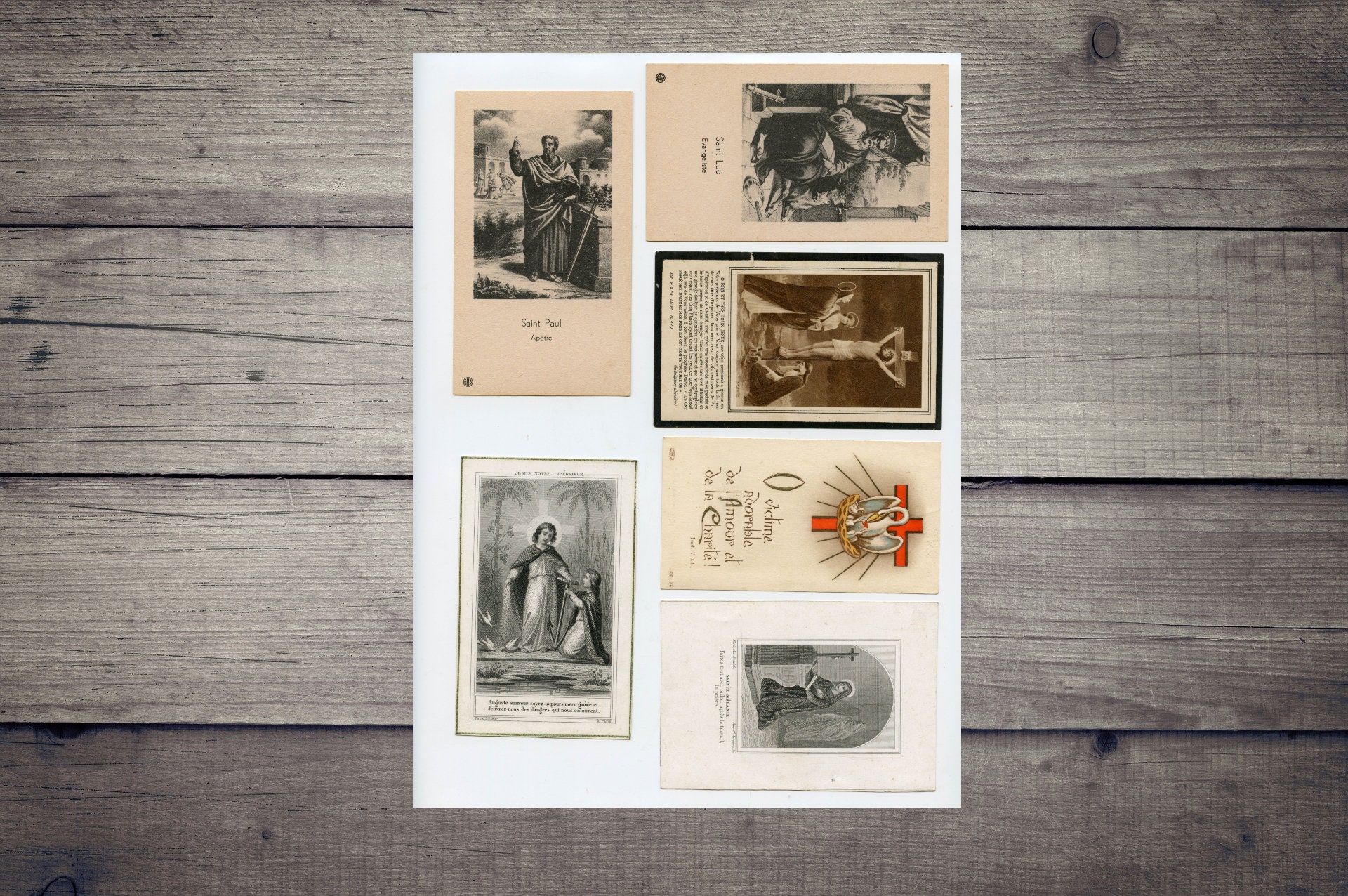 French Religious Ephemera Printable Digital Download Junk - Etsy