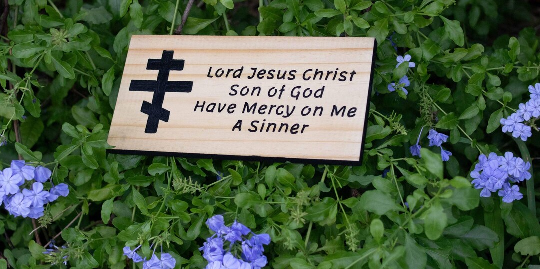 Jesus Prayer Inspirational Wood Sign for Christian Wall Decor for ...
