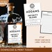 Infinity Bottle Label Template, Canva Template - Etsy