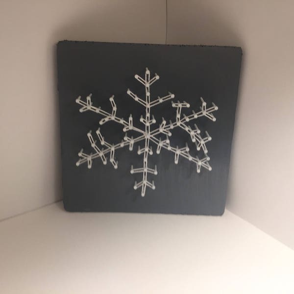 Snowflake String Art - Etsy
