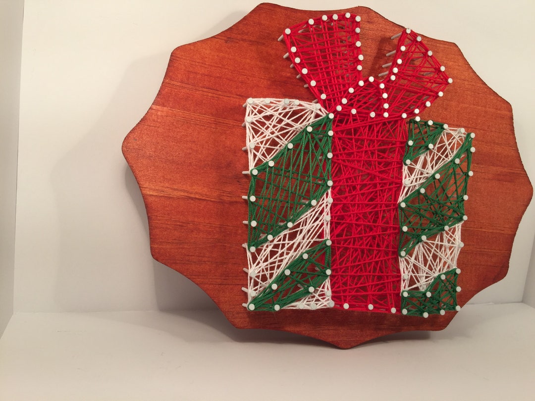 Made to Order Christmas Present String Art. - Etsy