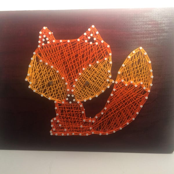 Fox String Art - Etsy
