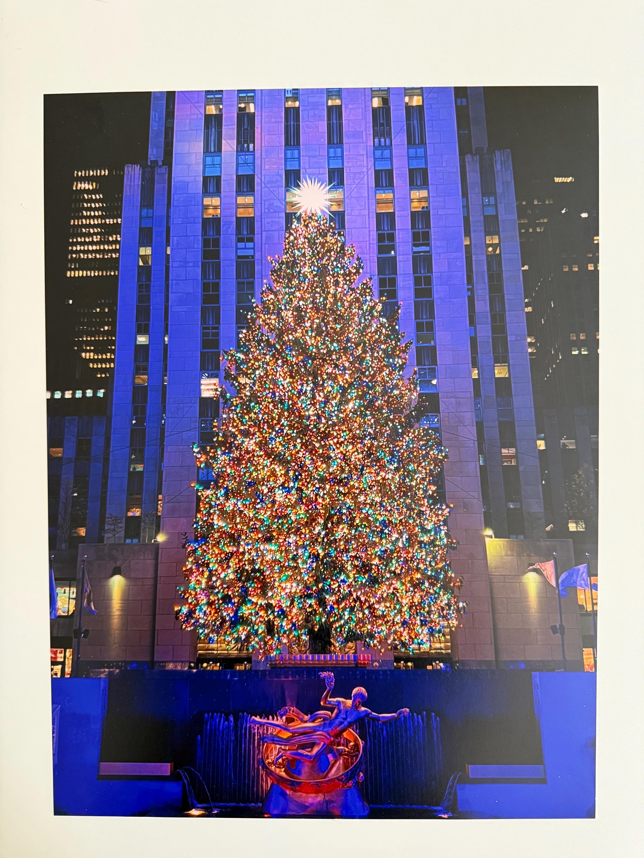 Photo Paper Print: Rockefeller Center Christmas Tree, NYC. New York ...