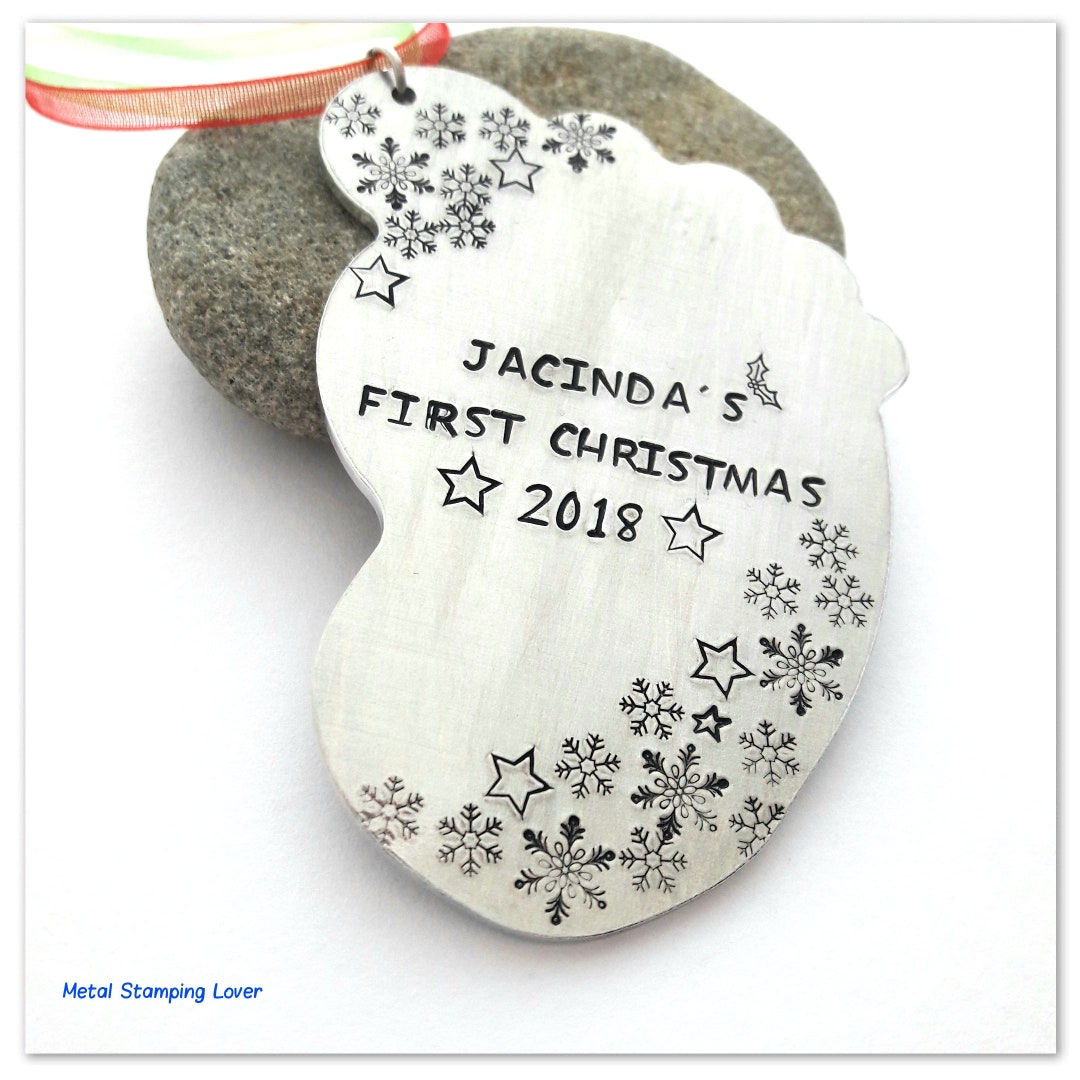 Baby First Christmas Ornament Personalized 1st Christmas Decoration ...
