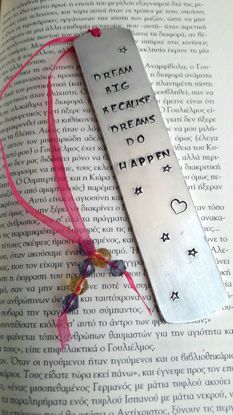 Custom metal bookmark College student gift Medical student | Etsy