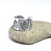 Wide Tree Ring Forest Ring Evergreen Tree Ring Wide Cuff Ring - Etsy
