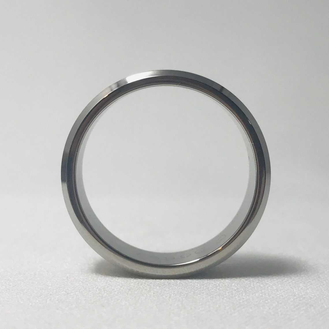 Titanium Cremation Ring Minimalist Design | Etsy