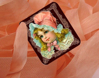 Victorian Ladies Tags Round Paper Gift Tags Set of 10 - Etsy