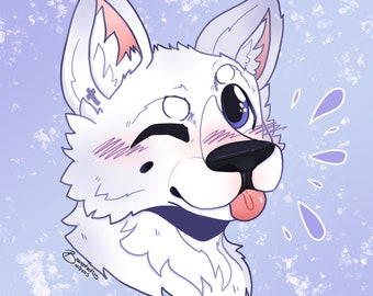 Pastel Skeleton Hyena Fursona Furry Adopt Character Dog Canine Wolf ...