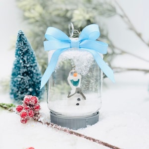Frozen, Elsa's Magical Powers, Olaf , Glitter Snow, Ornaments Christmas ...